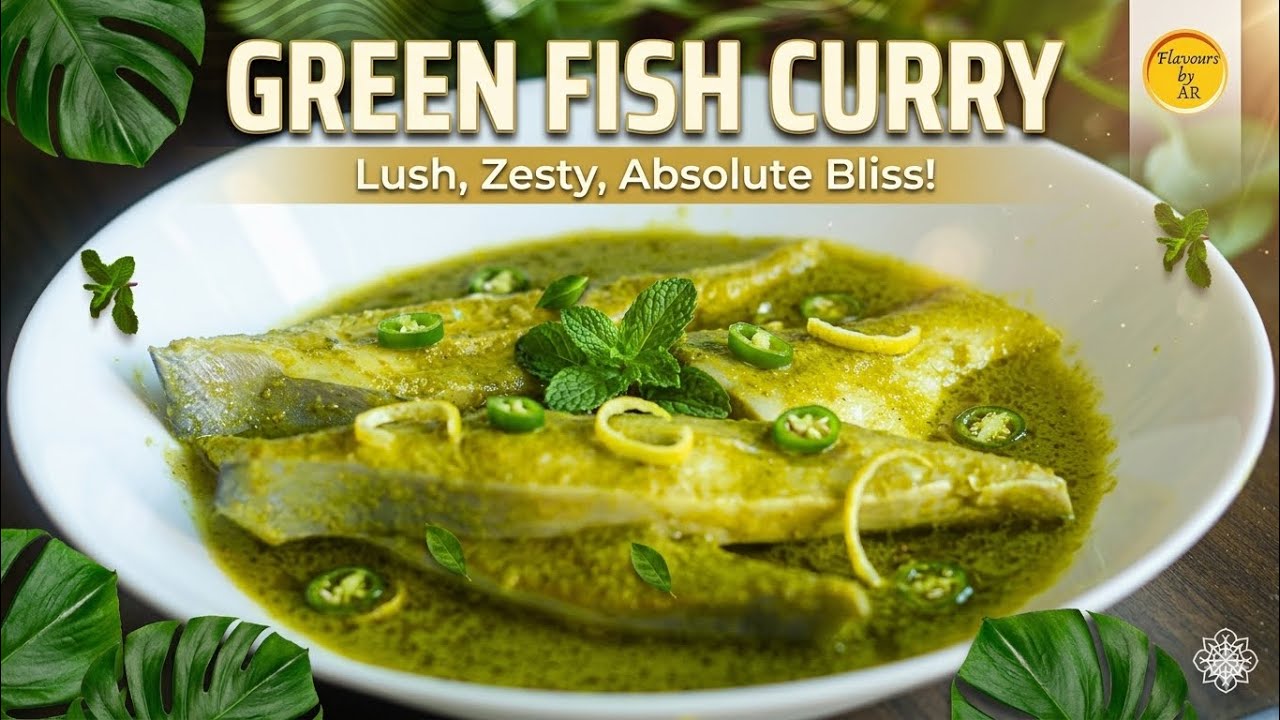 Flavorful Green Fish Curry Recipe | Fish Green Masala Curry - YouTube
