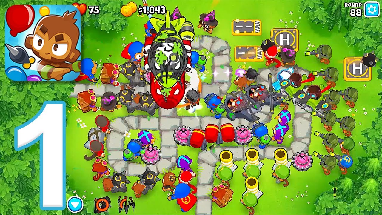 Bloons TD 6+ - Gameplay Walkthrough Part 1 - Tutorial & Monkey Meadow ...