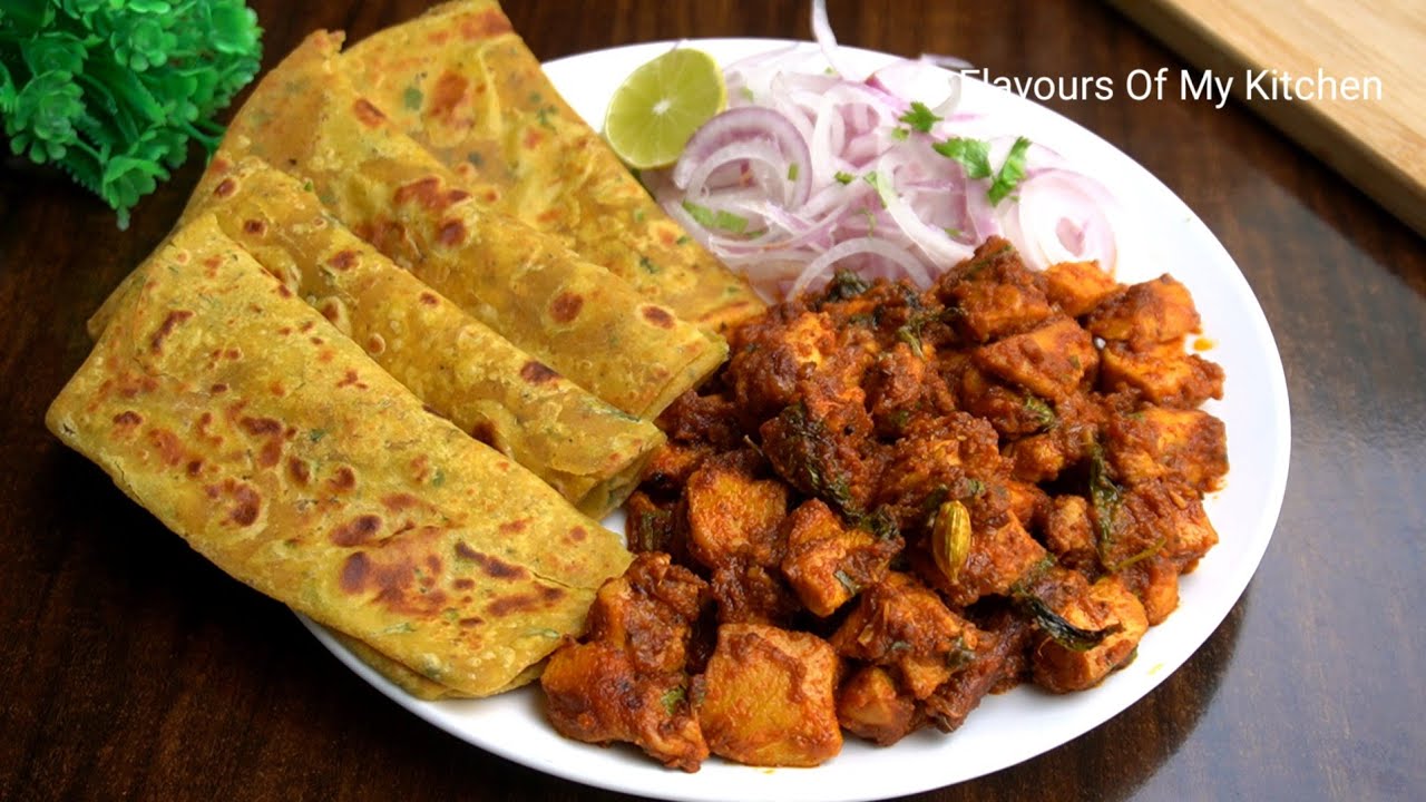 Masala Paratha Chicken Chatpata Roast Combo Recipe | चटपटा दम चिकन ...