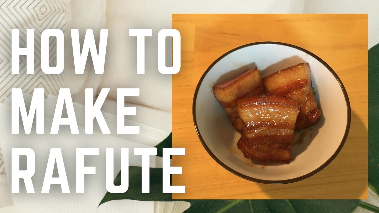 How to make Rafute 【Home cooking】- Okinawa, Japan - YouTube