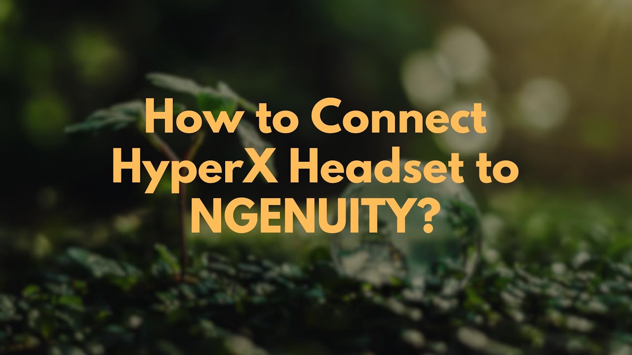 How to Connect HyperX Headset to NGENUITY? - YouTube