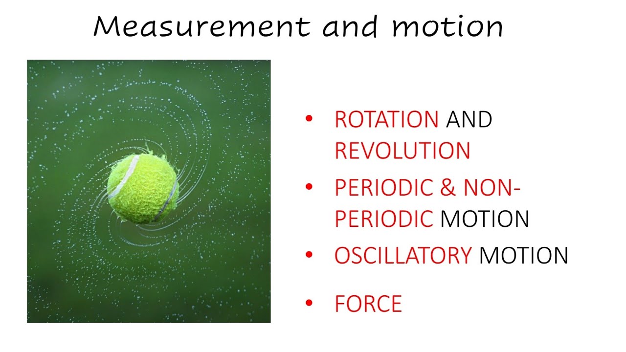 Measurement And Motion Ep04 Type Of Motion Class 6 Science Dav