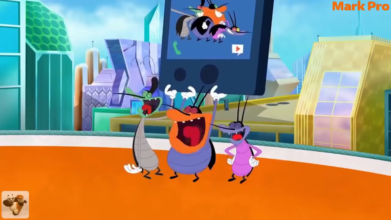 Oggy and cockroches. Oggy become iron man - YouTube