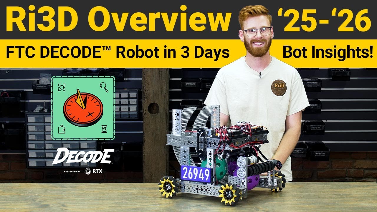 goBILDA® Robot in 3 Days FTC DECODE™ Bot Breakdown - YouTube