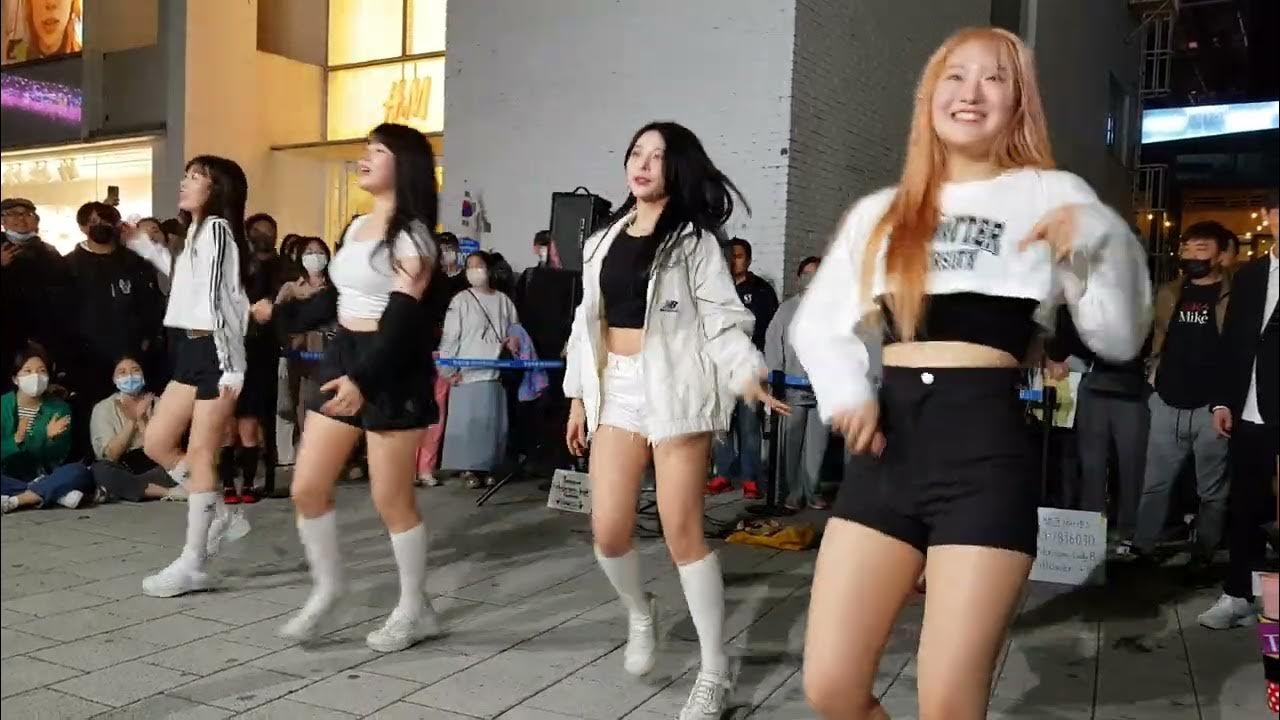 20221015 Hongdae Busking 홍대 미녀댄스팀 레이디비 Lady B 버스킹 01 Fancy Twice
