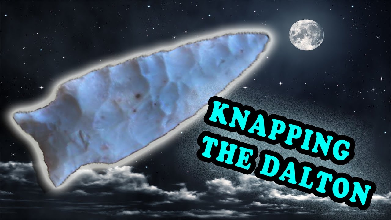 Flint Knapping a DALTON from WHITE JASPER! - YouTube