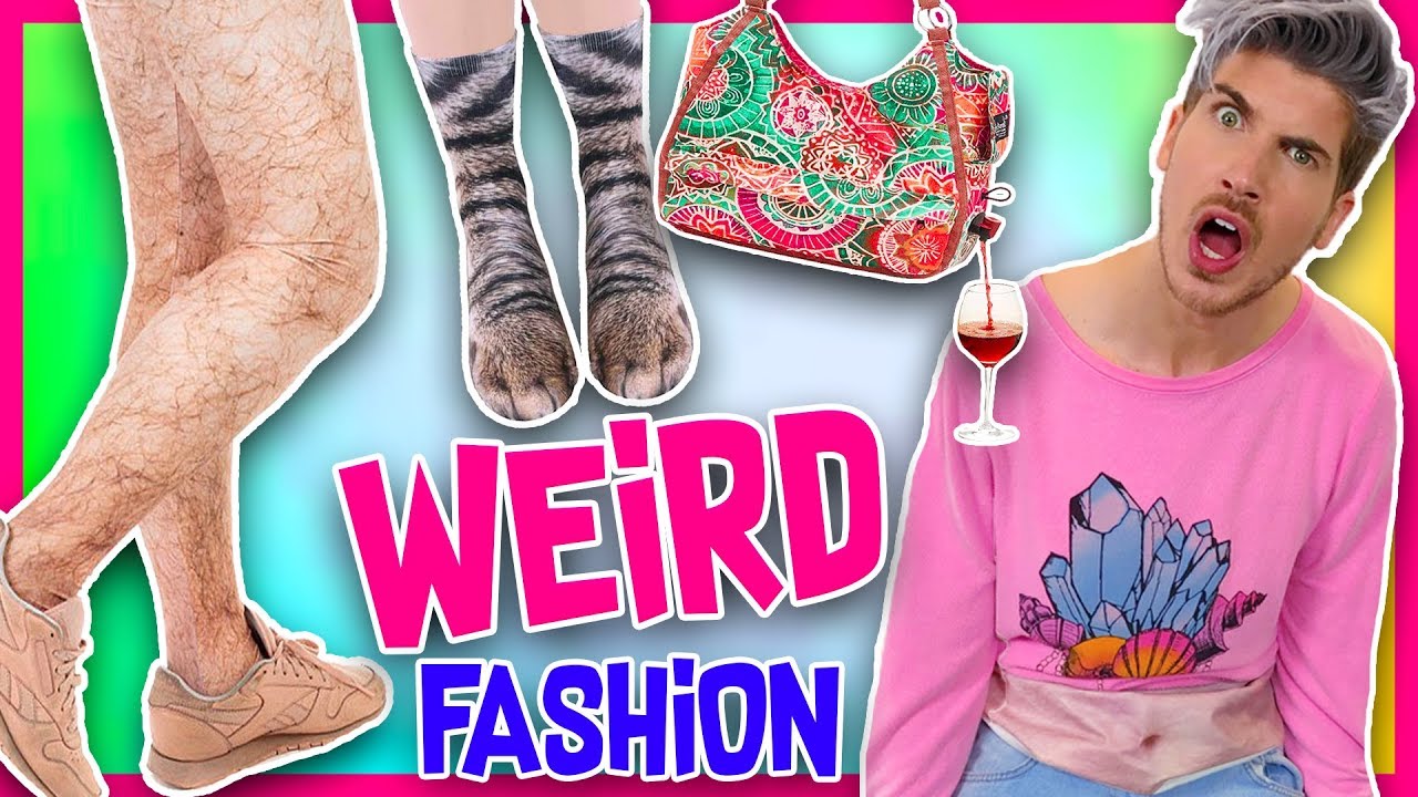 TRYING OUT THE WEIRDEST INTERNET FASHION TRENDS! - YouTube