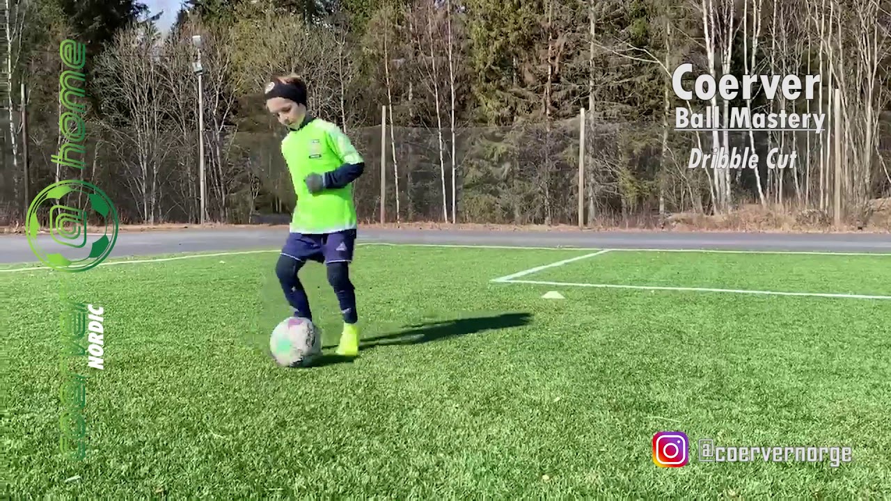 Coerver Nordic @ Home: Coerver Ballmastery- Dribble Cut med Gustav ...