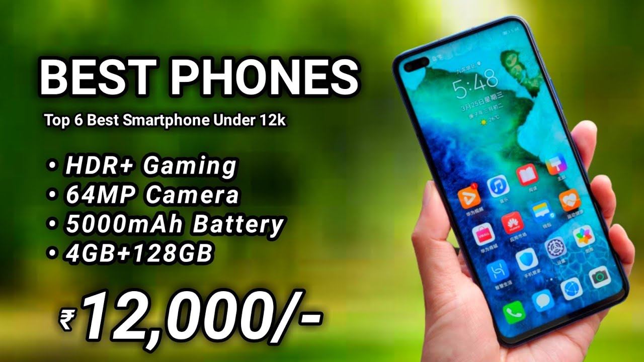 Top 6 Best PHONES Under 12000 in April 2021 | Big Battery | Big ...