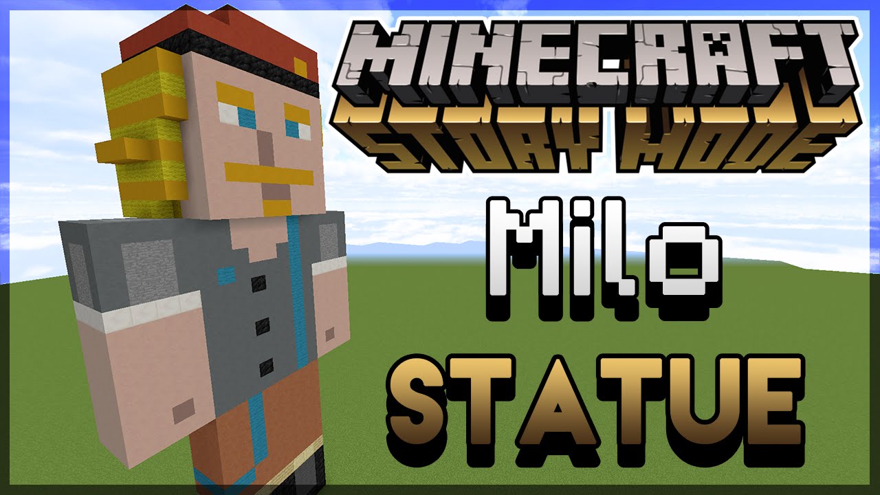 How to make a Milo Statue! [Minecraft Story Mode] - YouTube