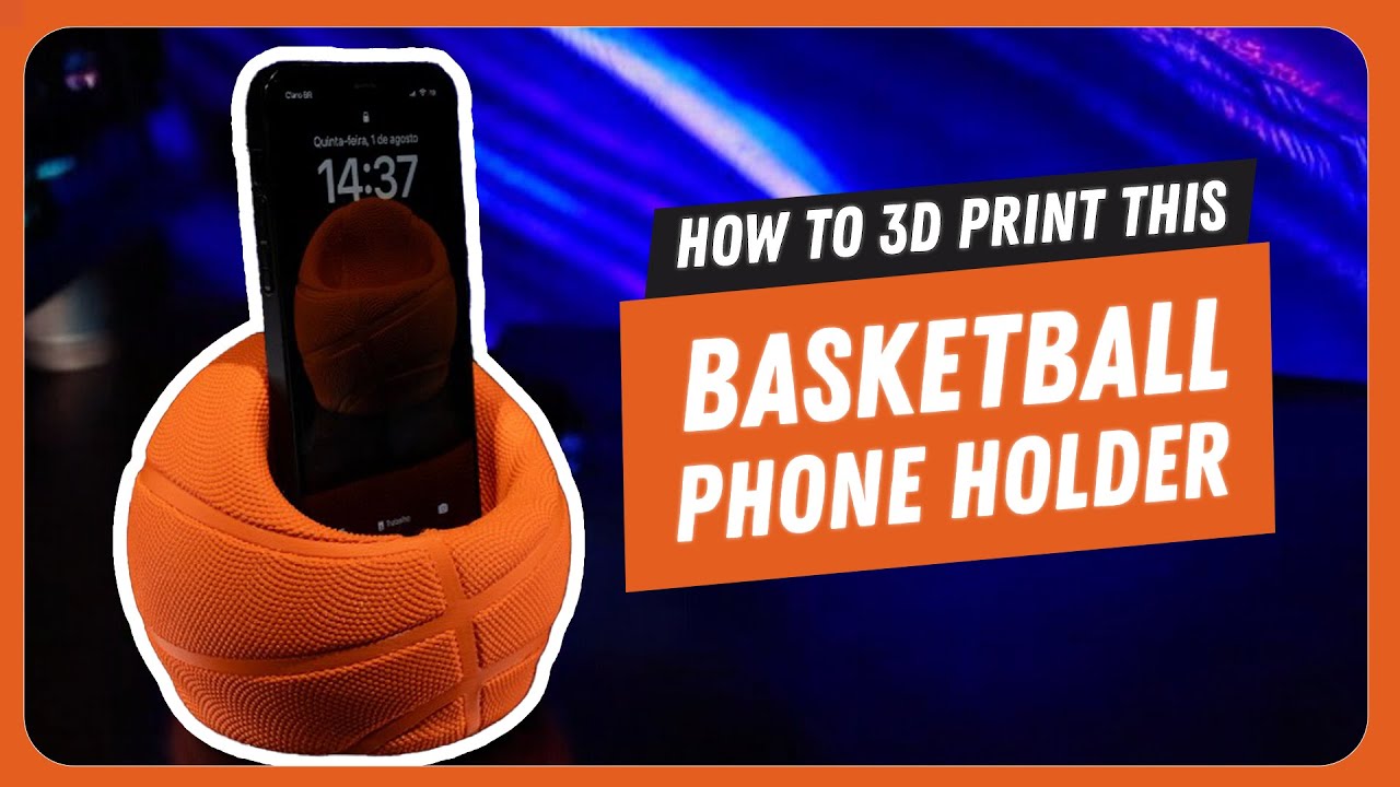 How to slice: Basketball Phone Holder - YouTube
