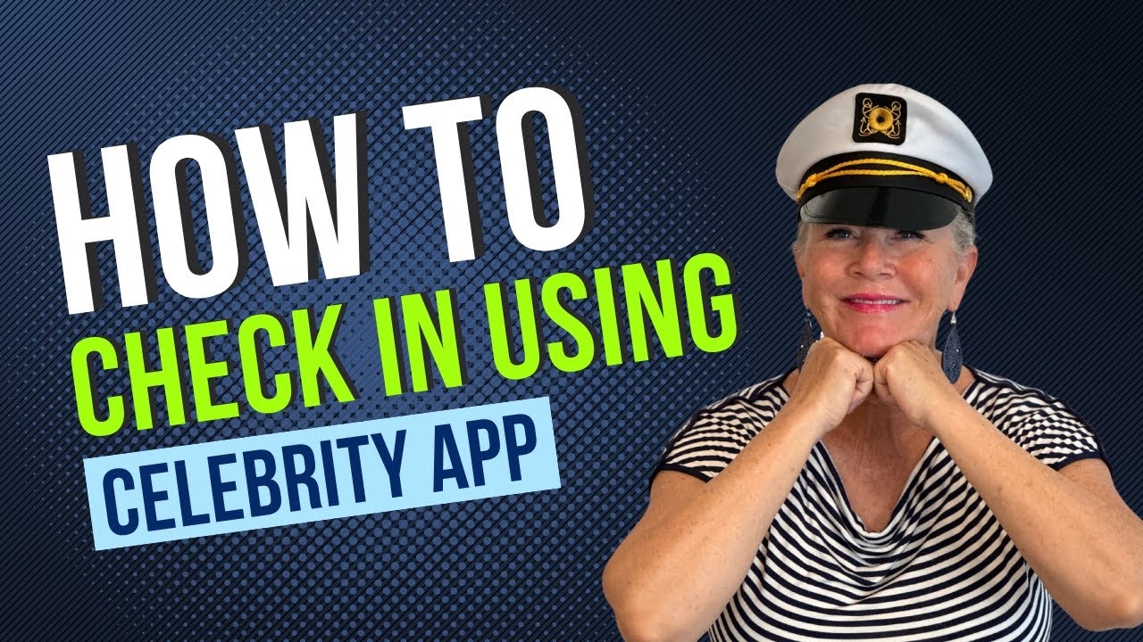 How to check in using the Celebrity App - YouTube