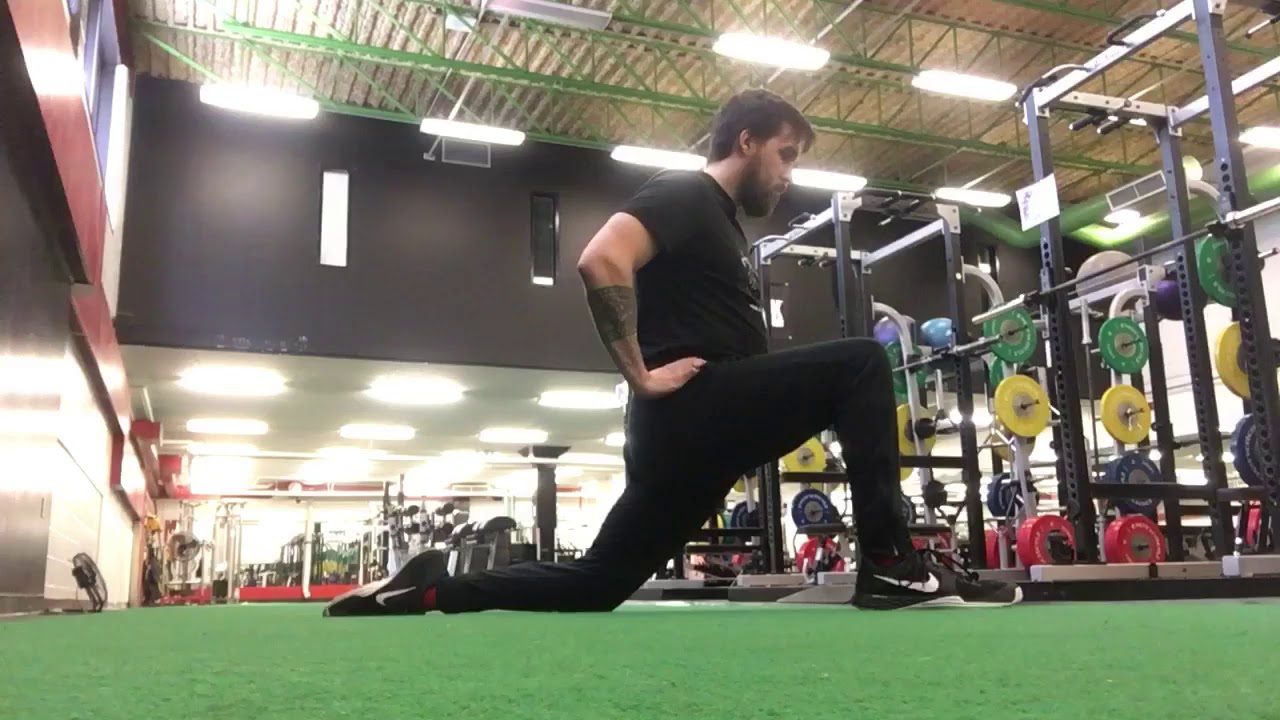 Half Kneeling Hip Flexor Hamstring Rock - YouTube