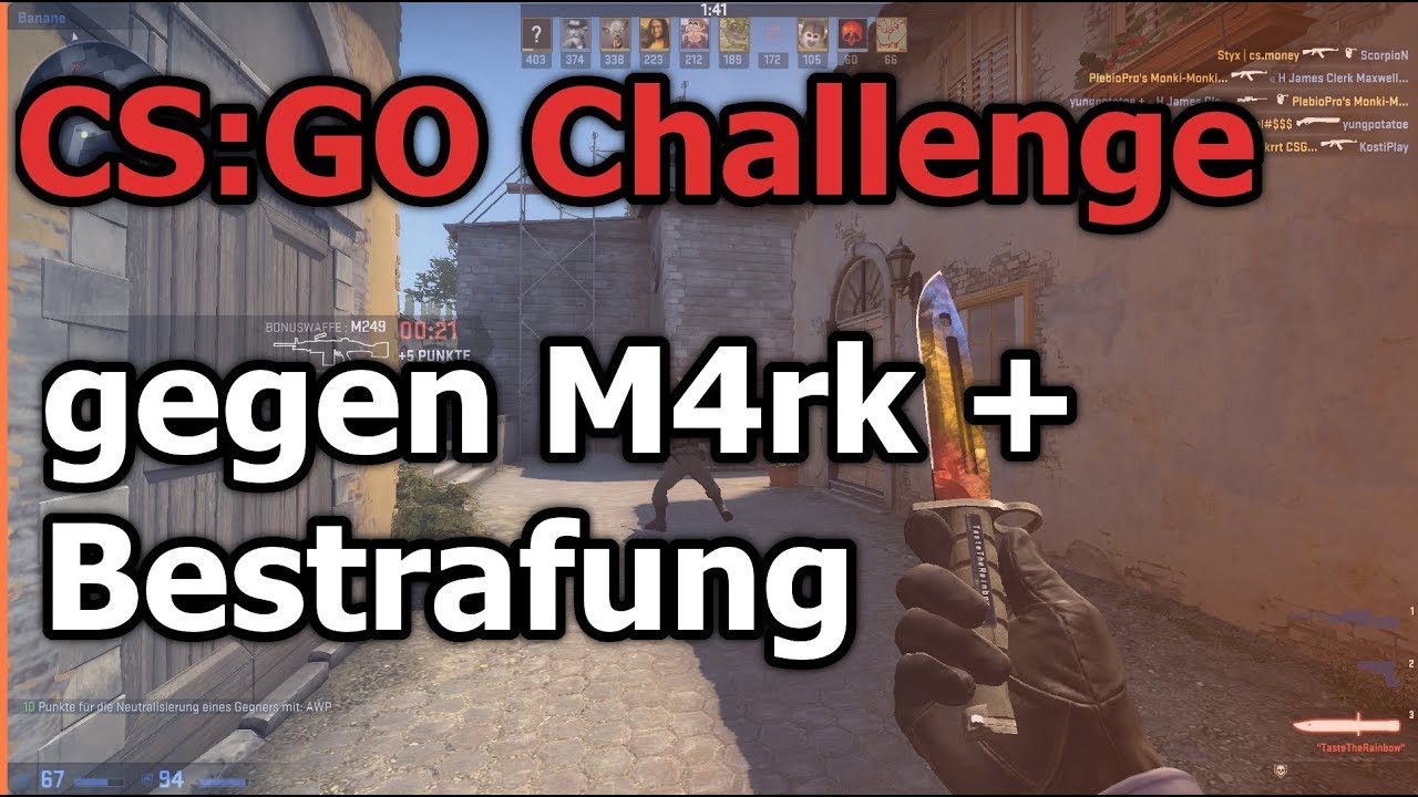 CS:GO Challenge gegen Mark! - YouTube