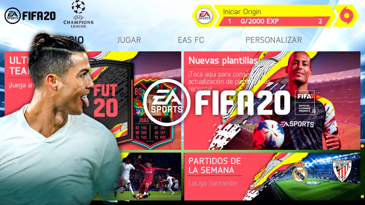FIFA 2020 PARA ANDROID COMPLETAMENTE ACTUALIZADO (Faces, kits ...