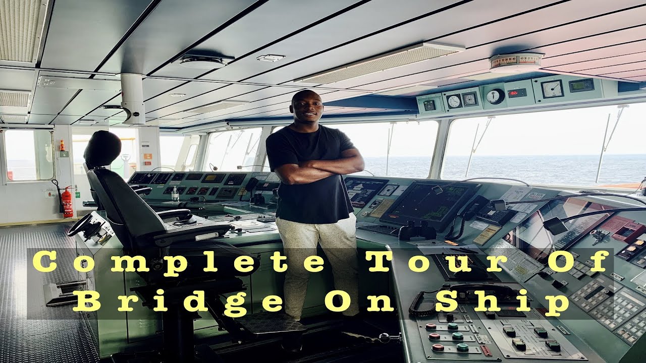 Bridge Tour of Merchant Ship in Complete Details | Bridge Equipment ...