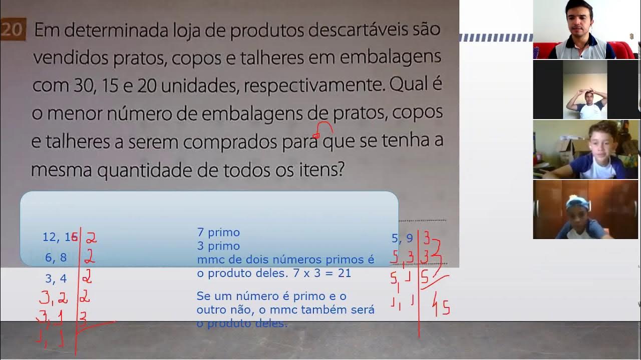 7 ano - MMC e MDC resolução de exercícios; - YouTube