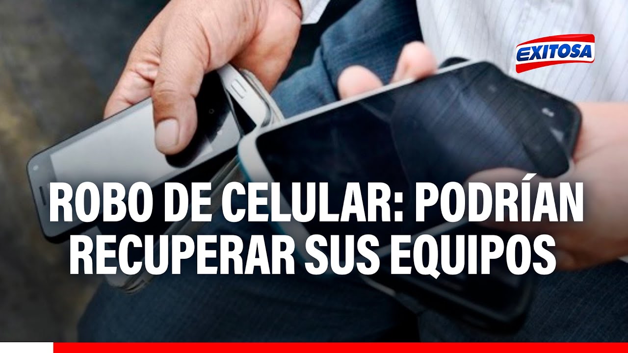 🔴🔵Breña: Víctimas de robo de celulares podrían recuperar equipos en ...
