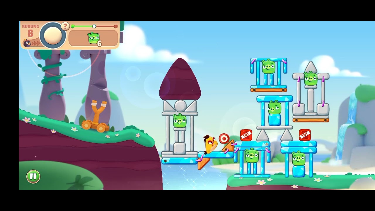 Angry bird Level 9 - YouTube
