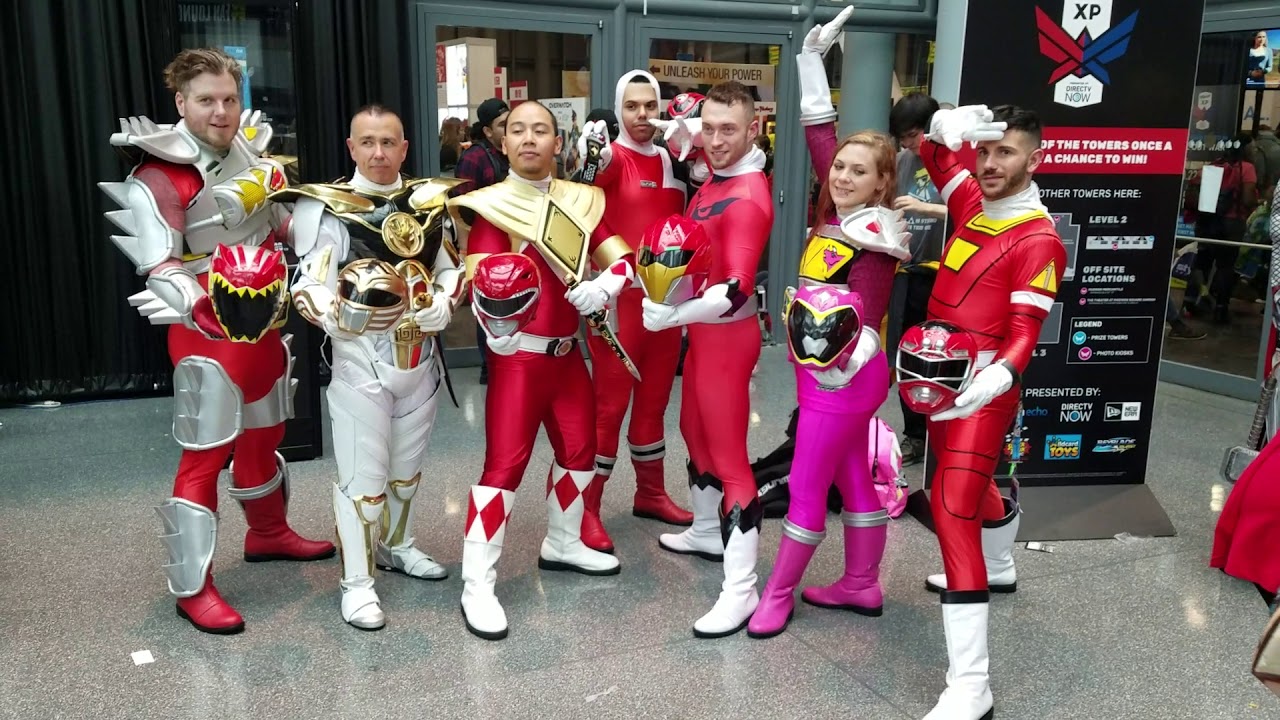 Power Rangers Cosplay at New York Comic Con 2017 - YouTube