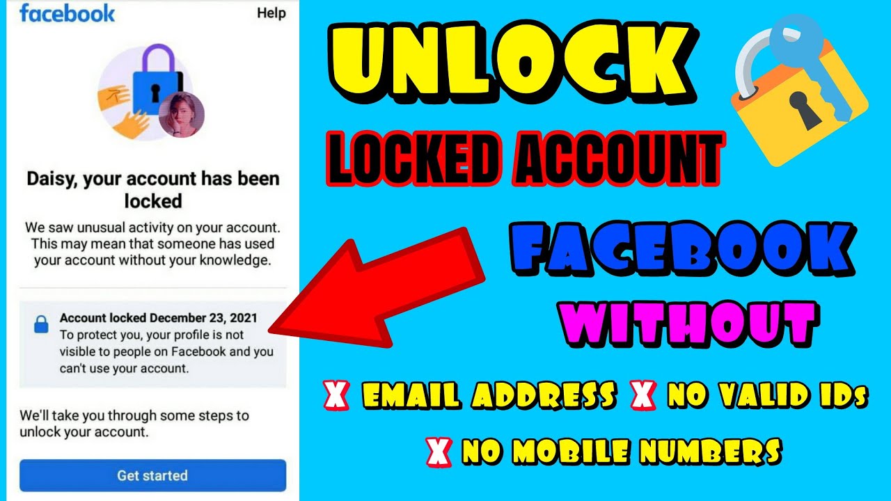 HOW TO RECOVER FACEBOOK ACCOUNT LOCKED 2023? UNLOCK FACEBOOK ACCOUNT ...