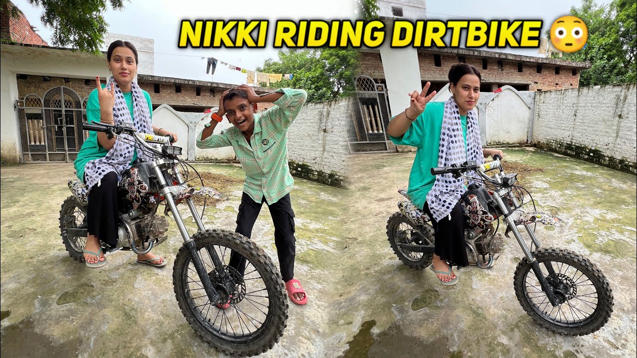Nikki Riding Dirt Bike 🔥 Thok Dia Bike ko 😳 - YouTube