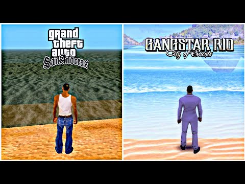 Gta San Andreas vs Gangstar Rio City of Saints | Game Comparison Android 2021