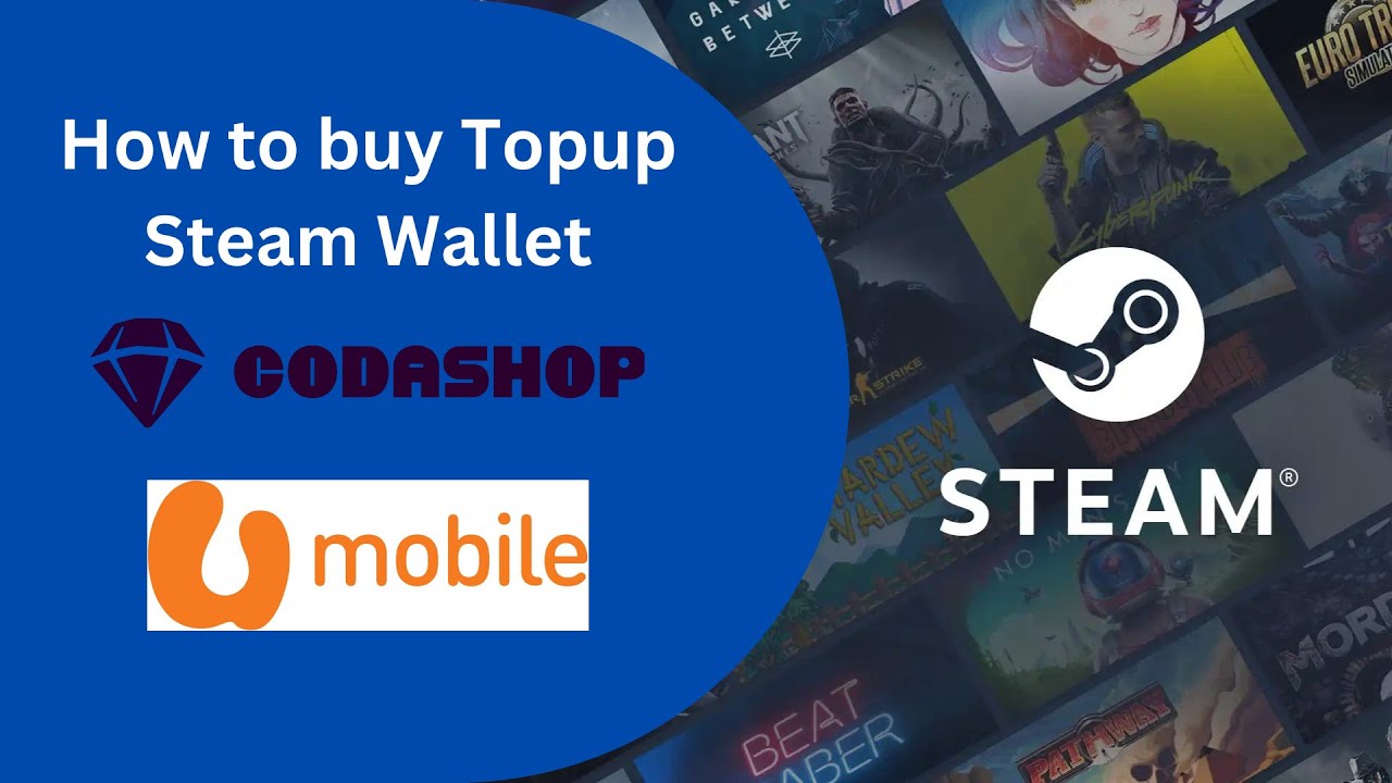 How to buy top up Steam Wallet on Codashop by UMobile - YouTube