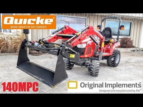 ALO Quicke 140MPC 4-n-1 Multi-Use Bucket for Sub-Compact & Compact ...