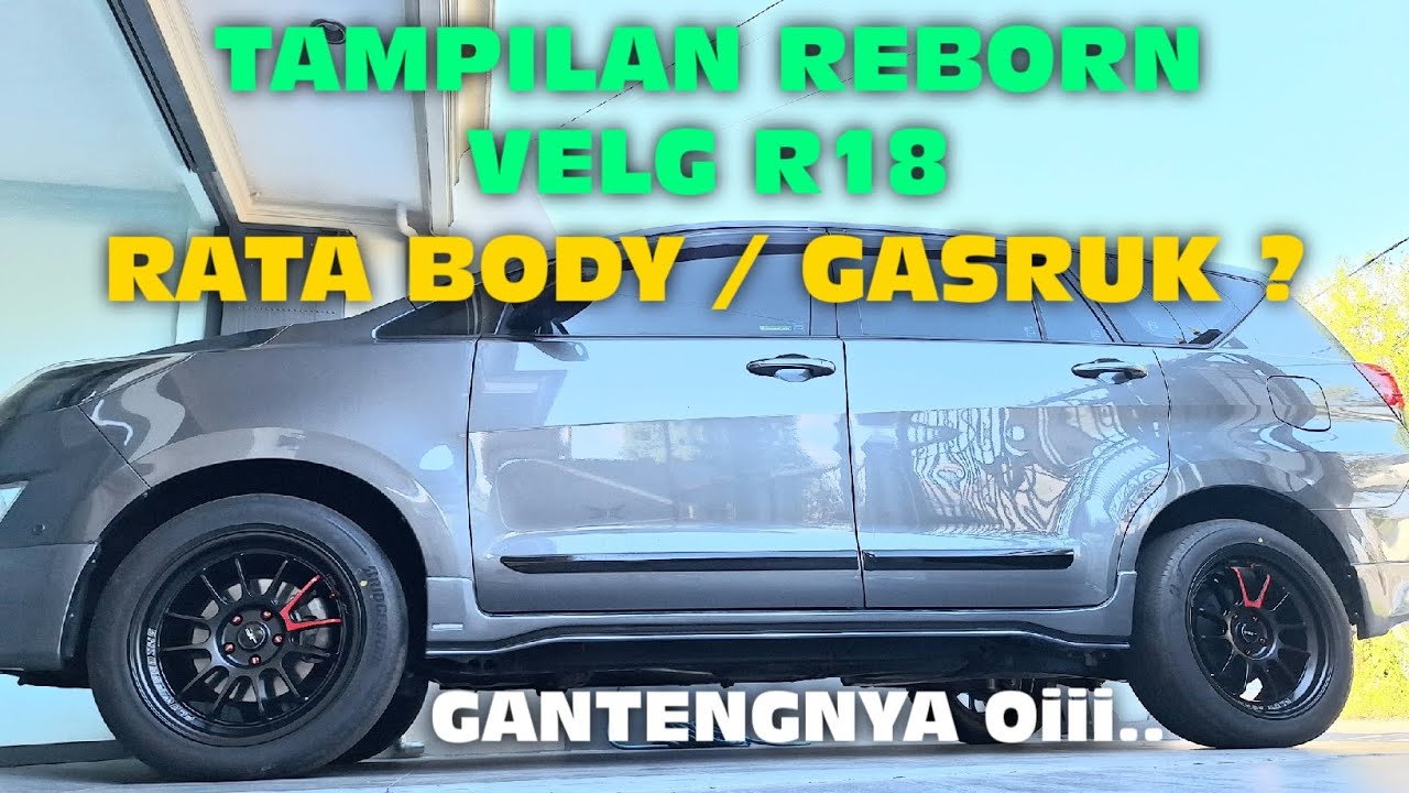 TAMPILAN INNOVA REBORN PAKAI VELG R18 - YouTube