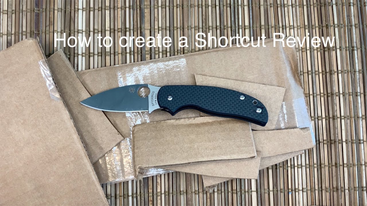 How to do a Shortcut Review (and you can too) - YouTube