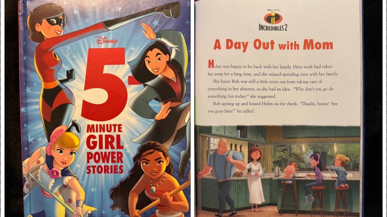 Disney 5-Minute Girl Power Stories : Incredibles 2 : A Day Out with Mom ...