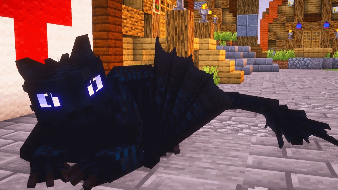 We have to SAVE our Night Fury! - Minecraft Dragons - YouTube