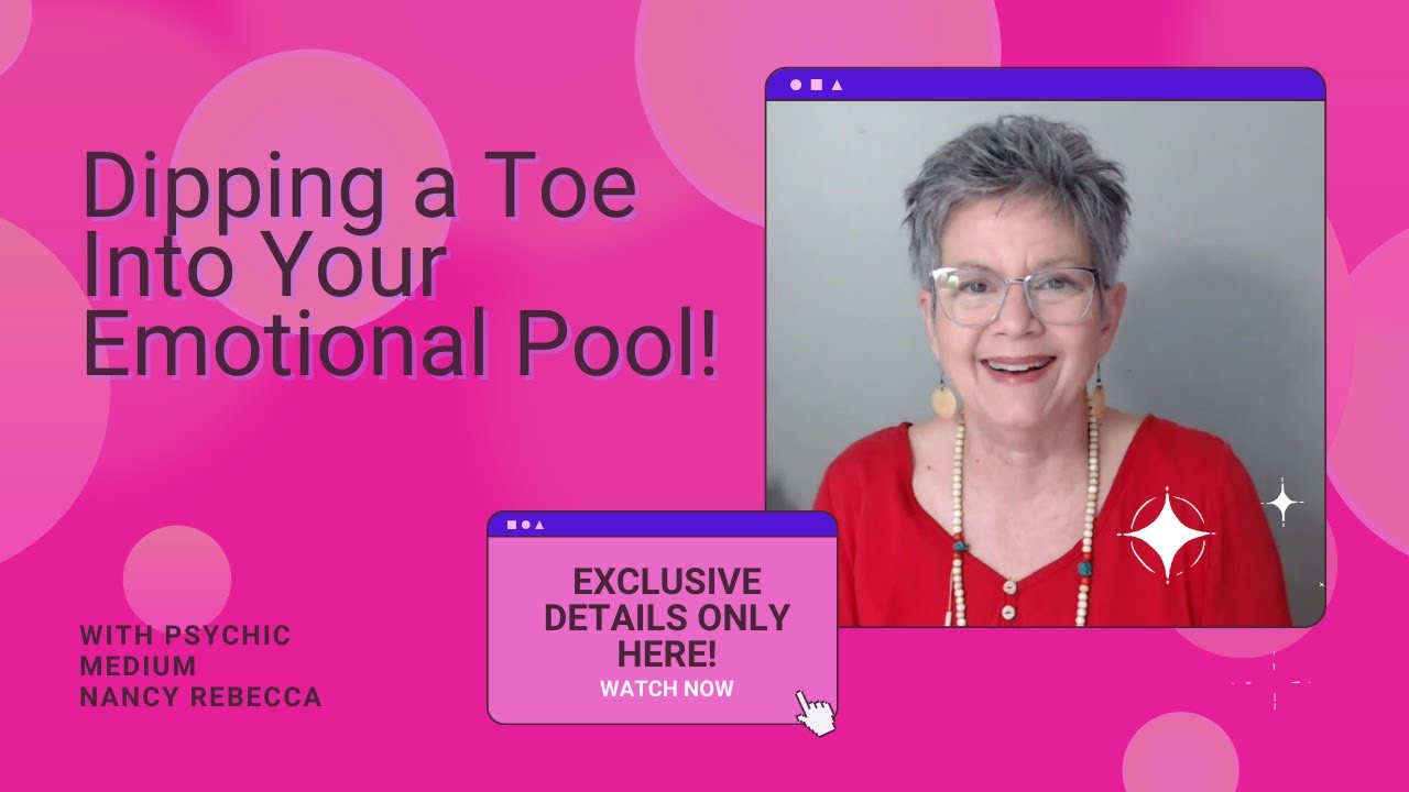 Dipping a Toe Into Your Emotional Pool - YouTube