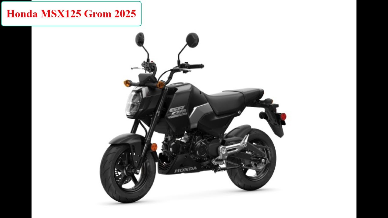 Honda MSX125 Grom 2025 Cập Nhật Màu Mới và Nhiều Phụ Kiện - YouTube