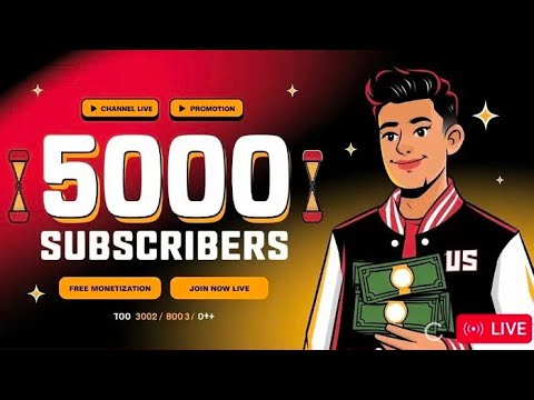 Live YouTube Channel Promotion | 5000SUBSCRIBERS 2 मिनट में ले जाओ ...