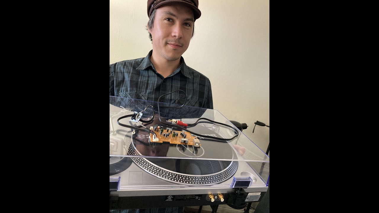 Audio-Technica AT-LP120-USB Preamp + RCA Mod - YouTube