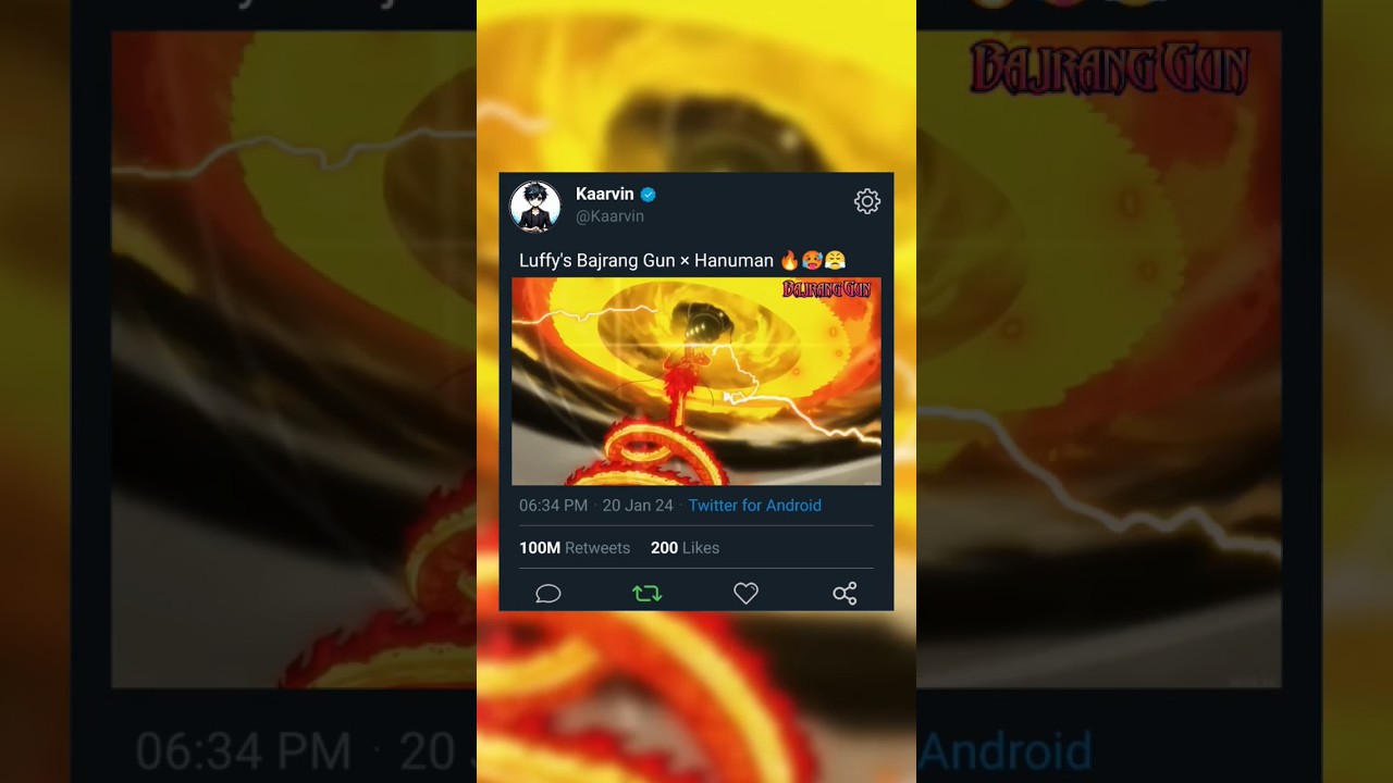 Luffy's Bajrang Gun || One Piece #anime #onepiece #luffy #kaido # ...