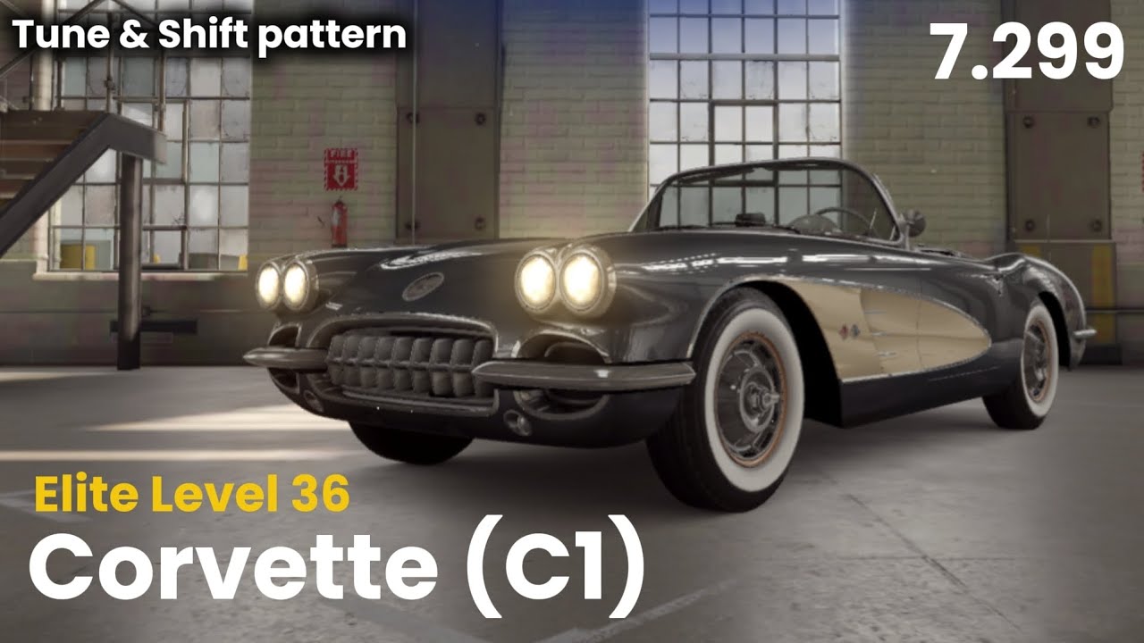 [4K] CSR2 | Chevrolet Corvette (C1) (Elite Level 36) • Tune & Shift ...