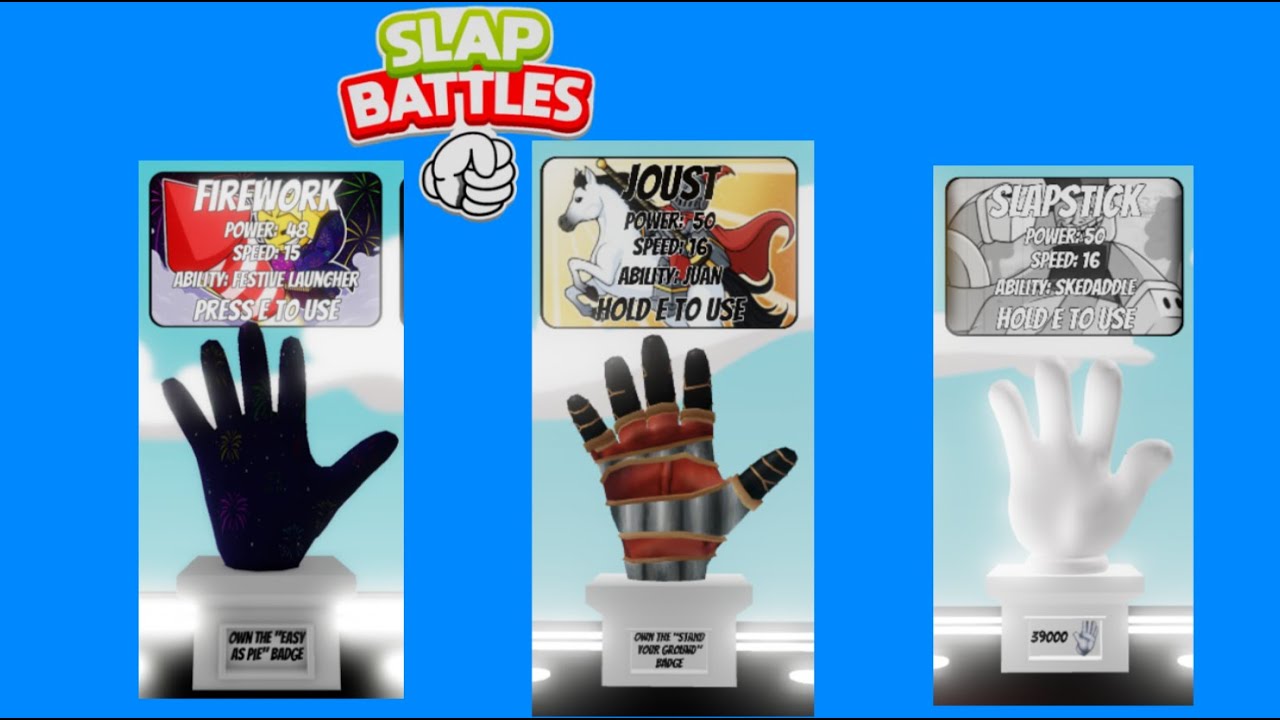 slap battles: every glove released in the past 3 updates - YouTube
