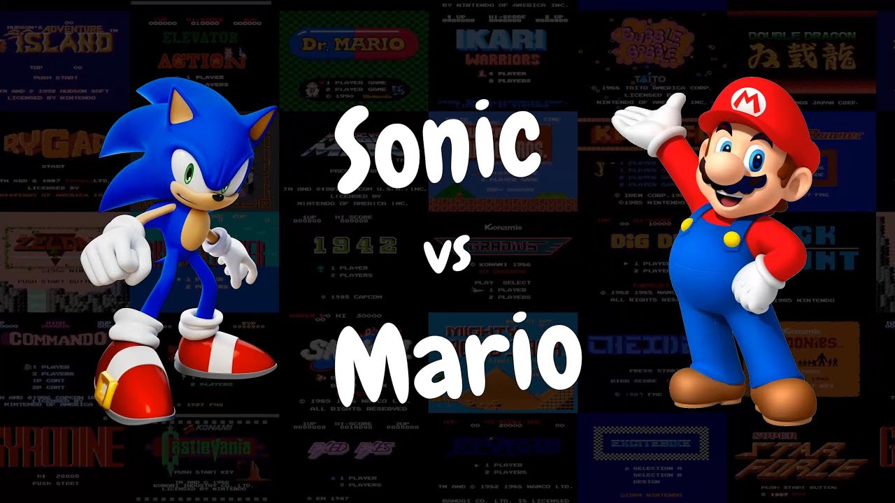 Mario vs Sonic - The battle of the Mega Mascots - YouTube