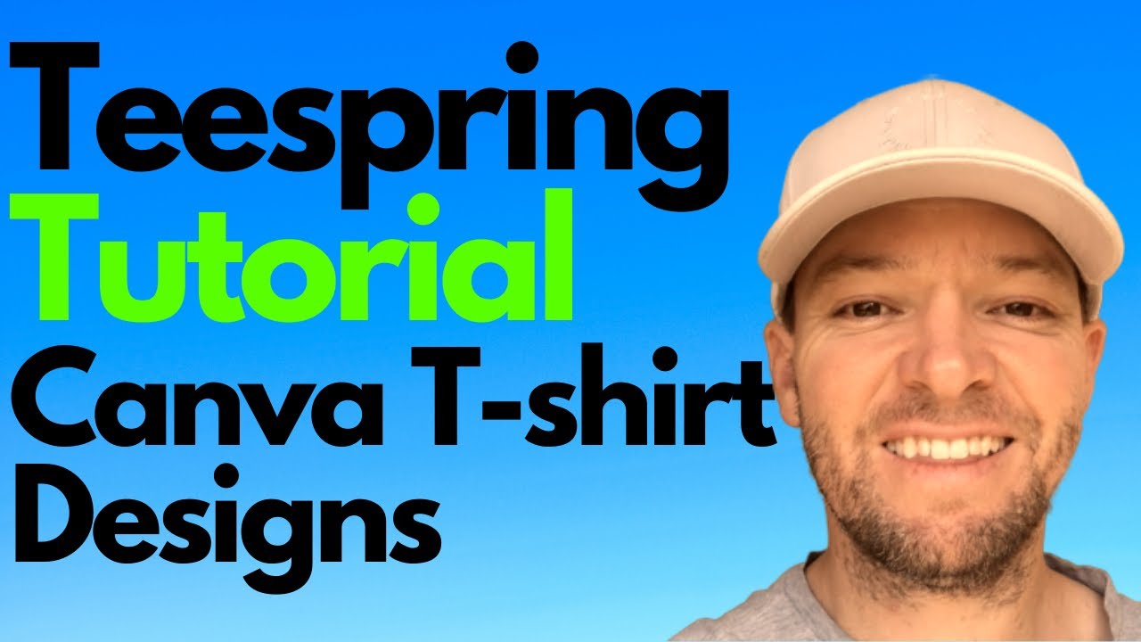 Teespring Tutorial - How To Use Canva For Beginners - Tshirt Design - YouTube