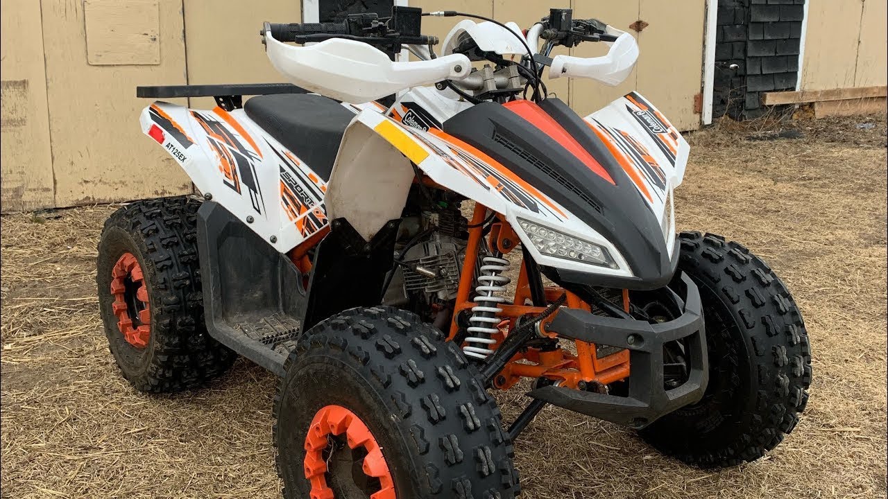 Honest review on the 125 cc Coleman youth ATV #automobile #dirt # ...