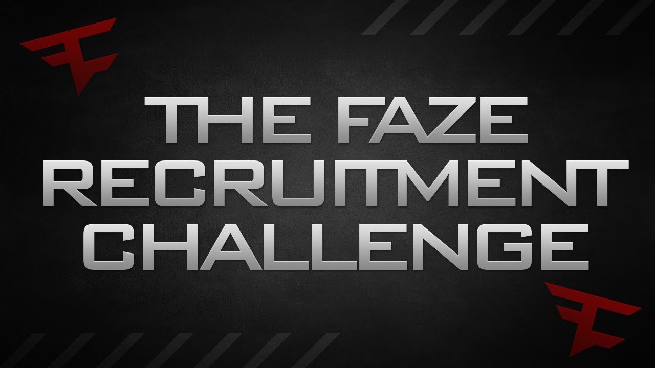 Recruitement challenge FaZe montage editor!!! - YouTube
