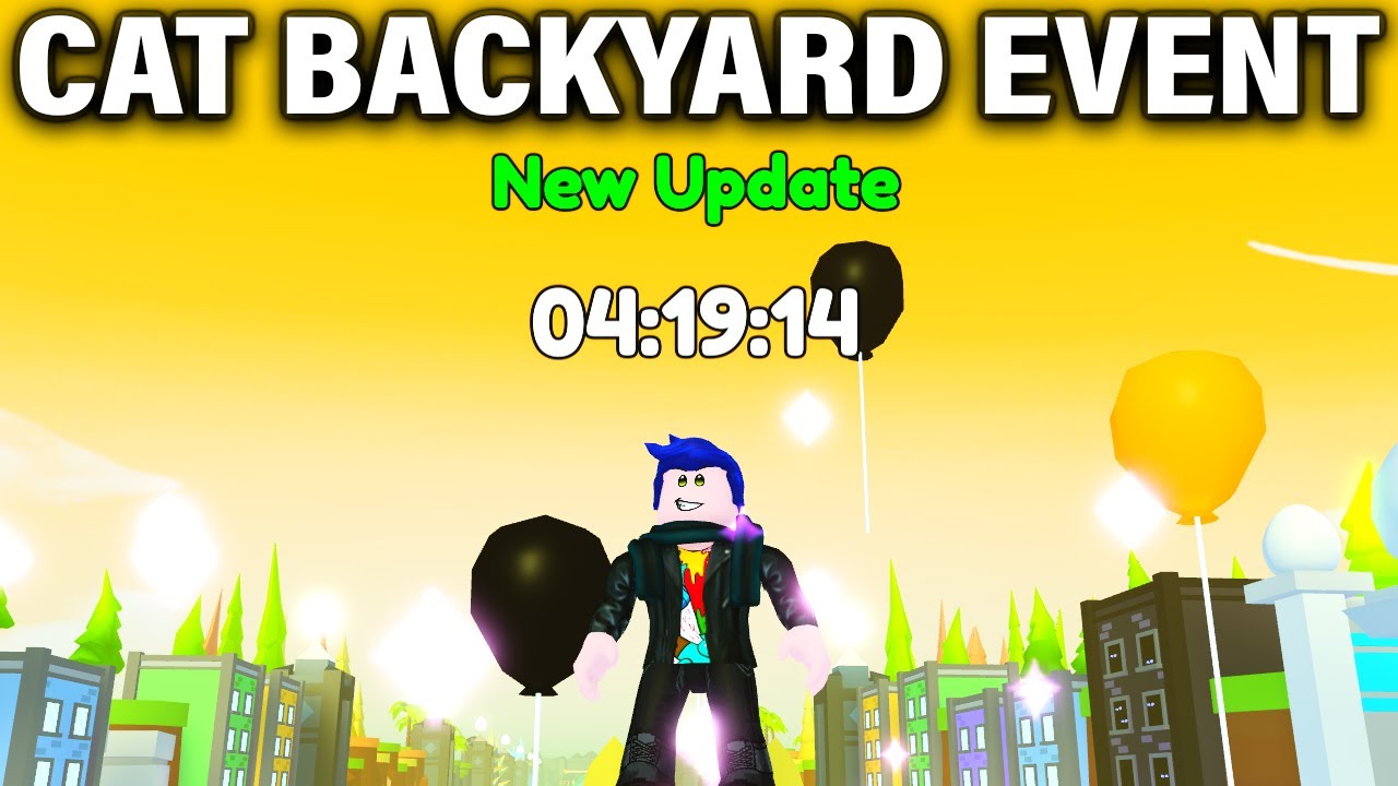 🔴 LIVE⏰ COUNTDOWN 🥳CAT BACKYARD EVENT In Pet Simulator X! PET SIMLATOR ...