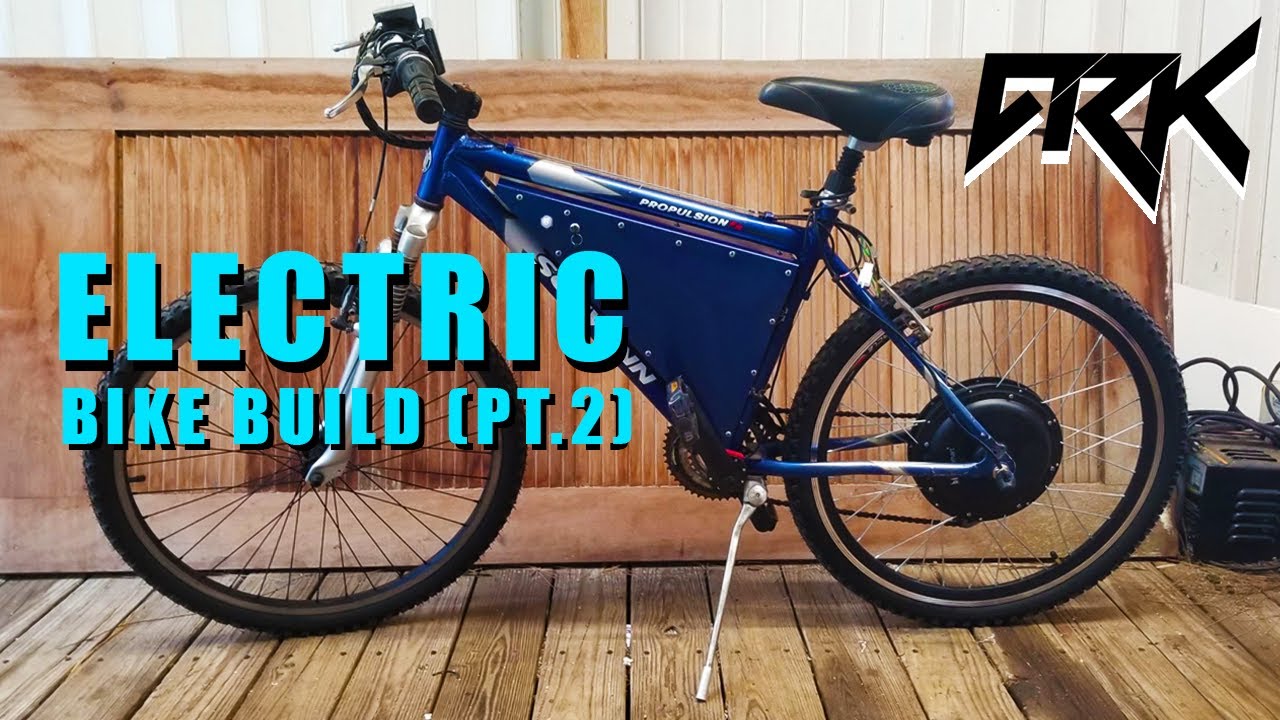Fast 18650 Lithium Electric Bike Build (Pt.2) - YouTube