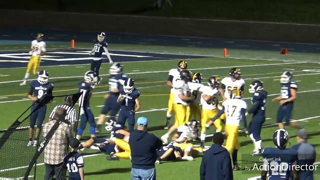 Michael Deady #55 DE Tackles Petoskey vs Gaylord 10/6/2017 - YouTube