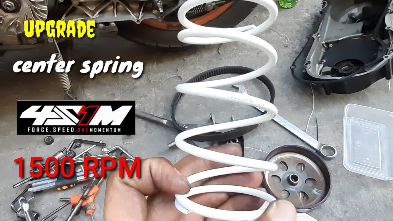 Upgrade 1500 RPM Center Spring for Mio i 125 / MJ Villas official - YouTube