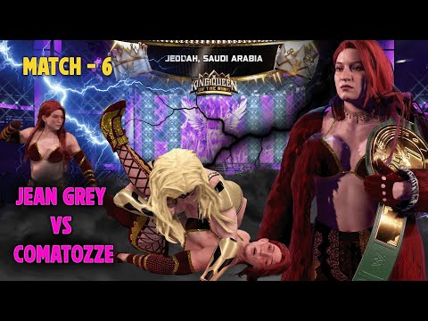 WWE 2K25 - JEAN GREY vs COMATOZZE | King of the Ring Tournament Match 6 | BerkPrime Gaming