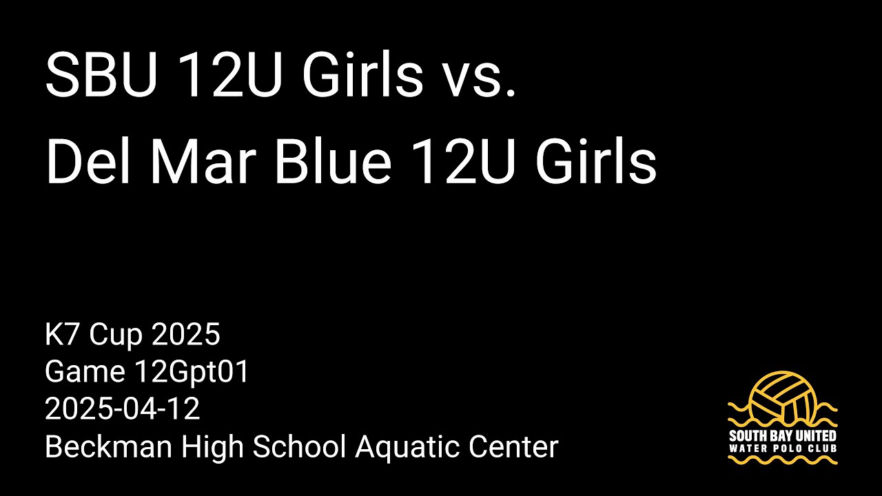 South Bay United v. Del Mar Blue, 12Gpt01 - YouTube